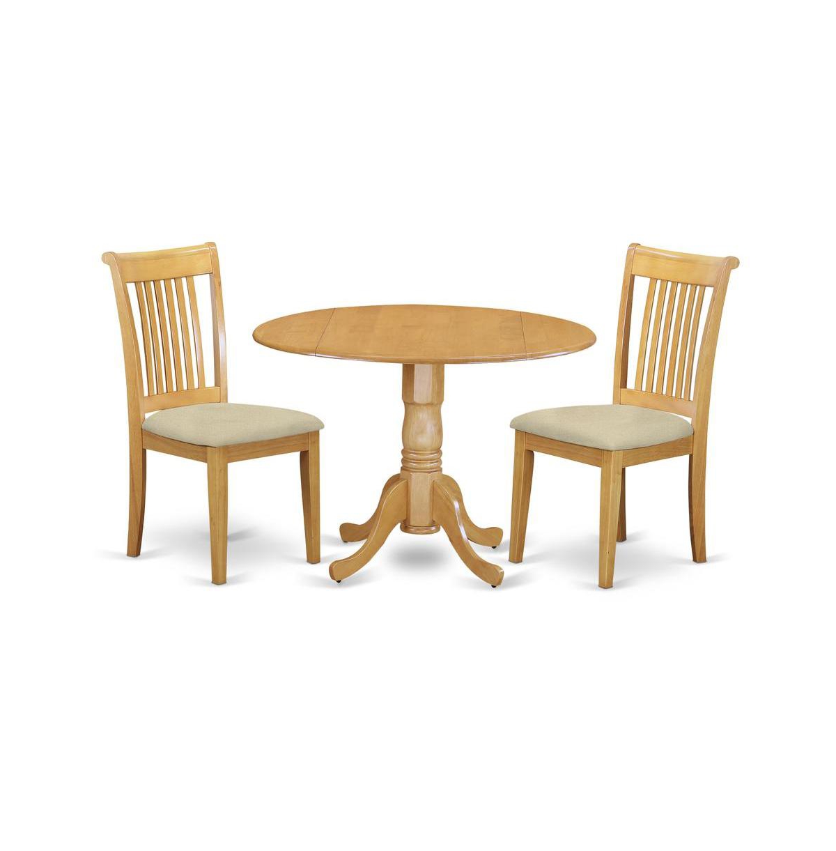 Click here for East West Furniture Dining Room Set Oak - Oak prices