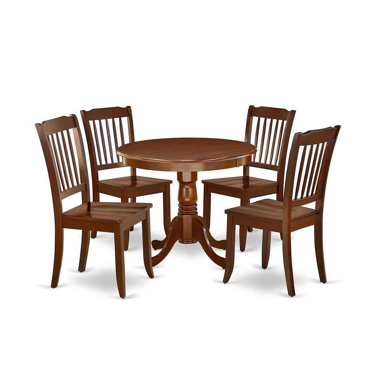 Click here for East West Furniture Dining Room Set Mahogany - Mah... prices