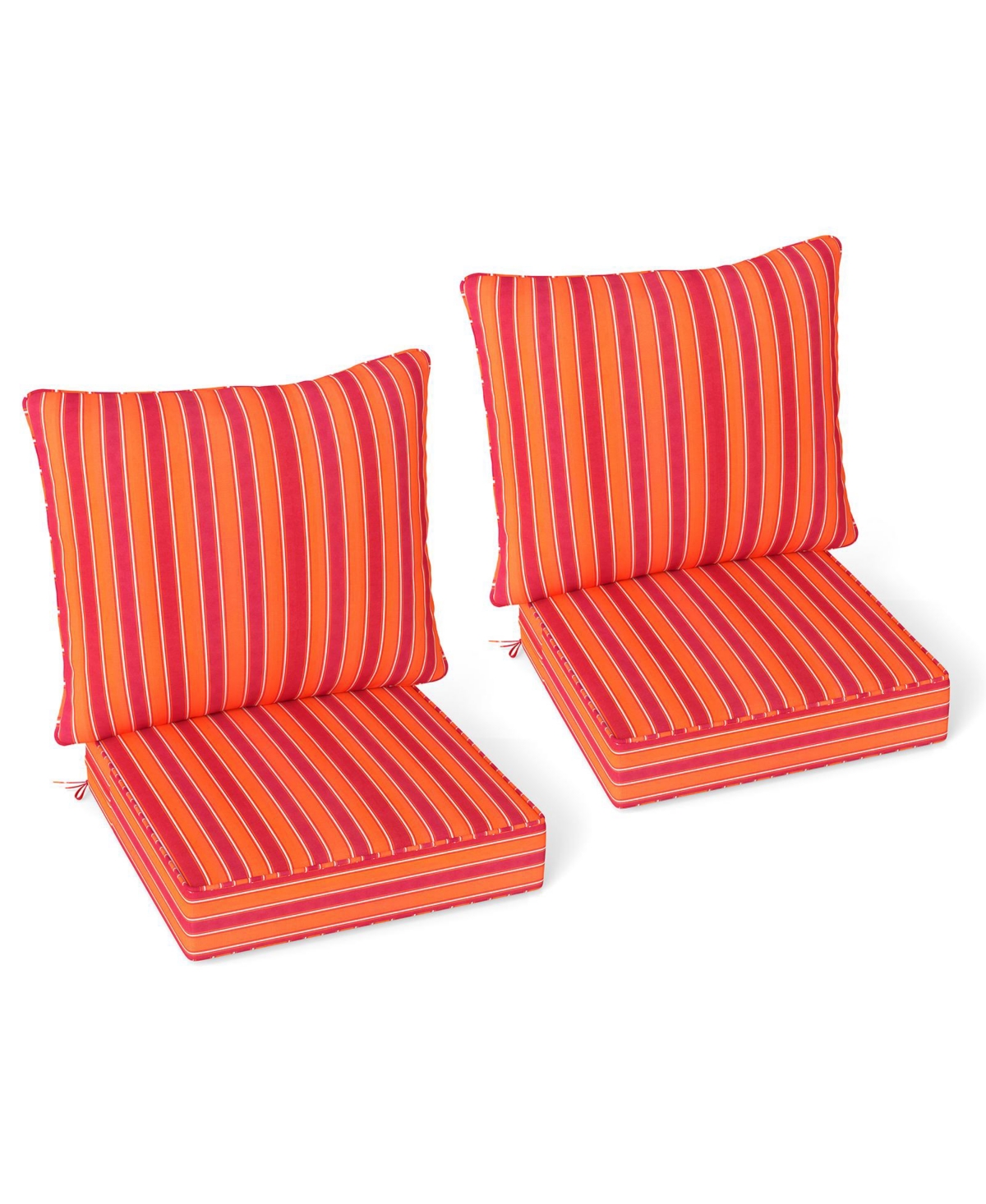 Click here for Gymax 2PCS Deep Seat Chair Cushion Pads Set Indoor... prices