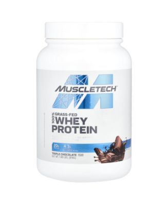 MuscleTech 100% Grass-Fed Whey Protein Triple Chocolate - 1.80 lbs (816 ...