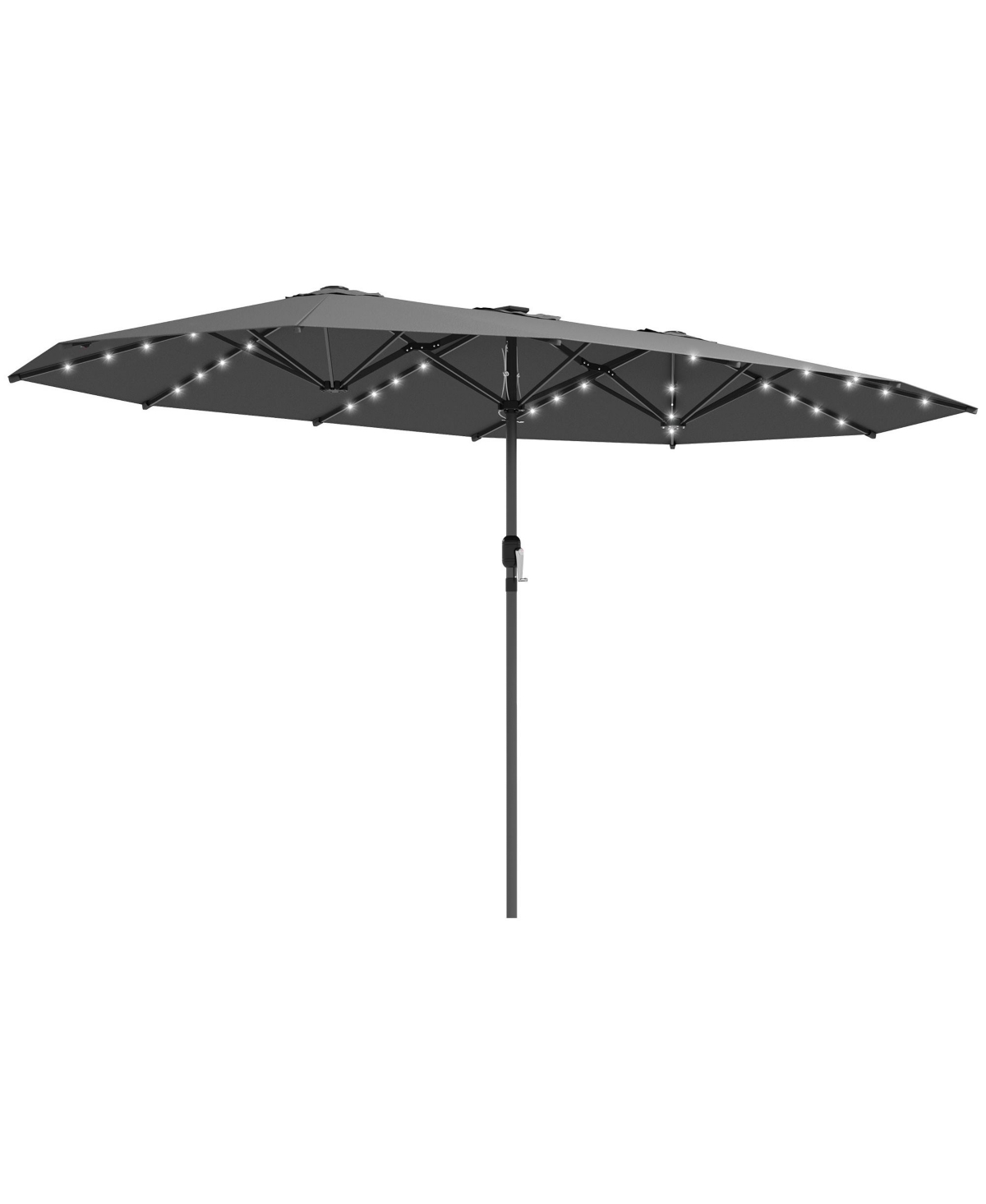 Click here for Outsunny Double-Sided Sun Umbrella  Garden Parasol... prices