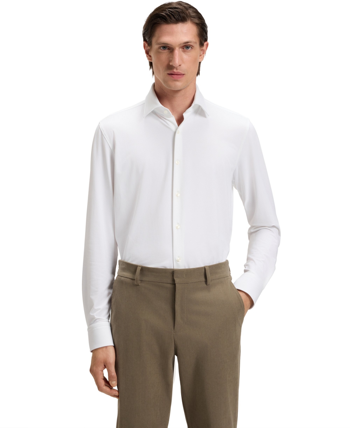 Click here for Boss by Hugo Boss Mens Performance Slim-Fit Dress... prices