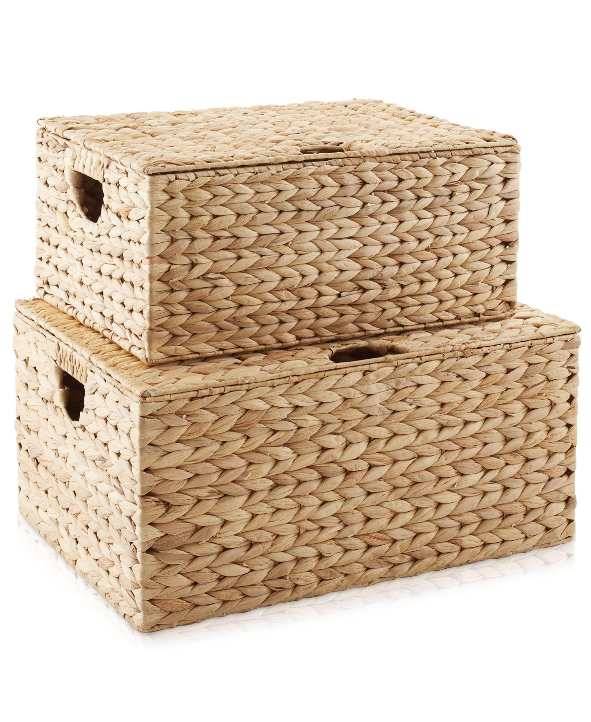Click here for Casafield Set of 2 Water Hyacinth Storage Baskets... prices