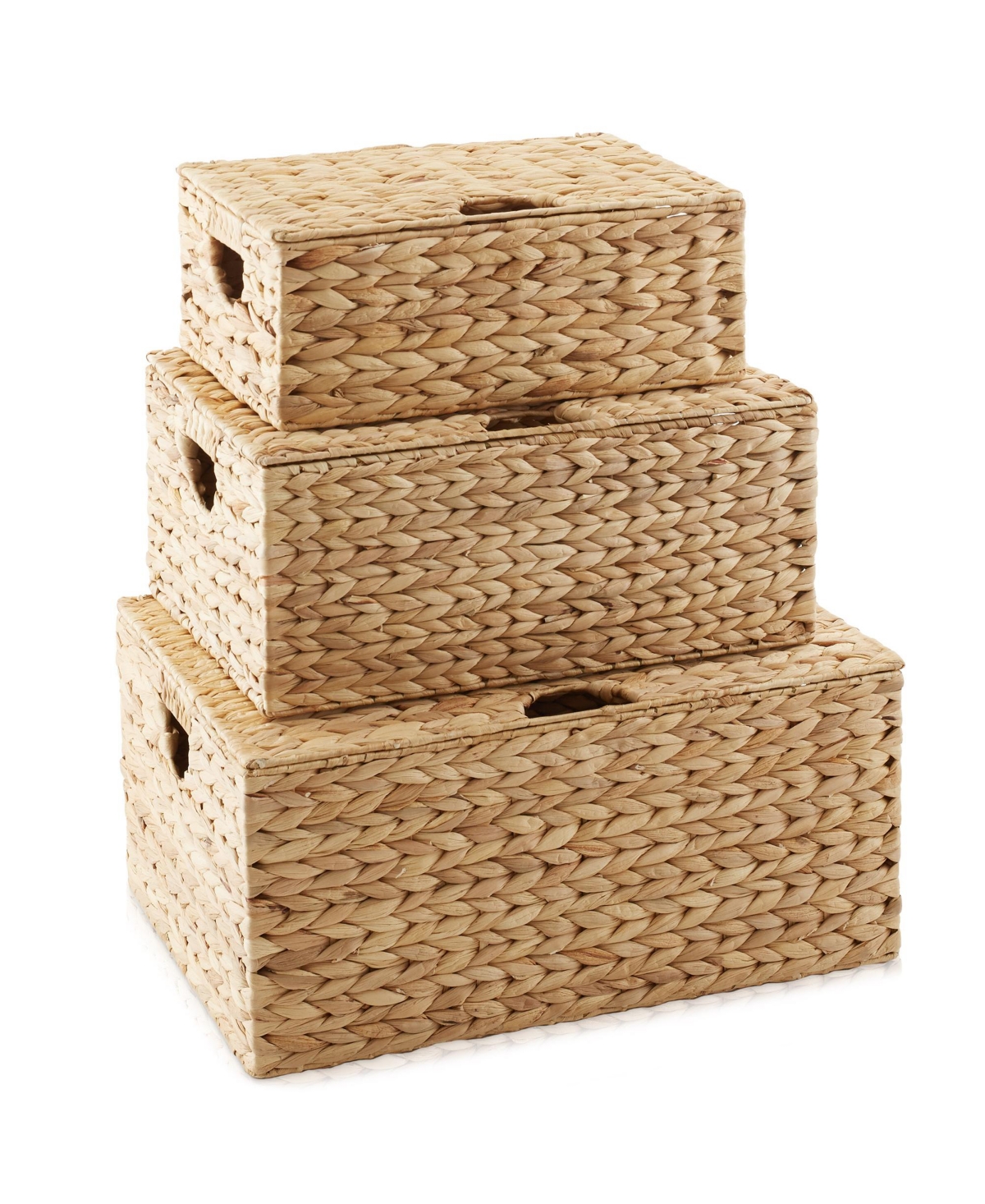 Click here for Casafield Set of 3 Water Hyacinth Storage Baskets... prices