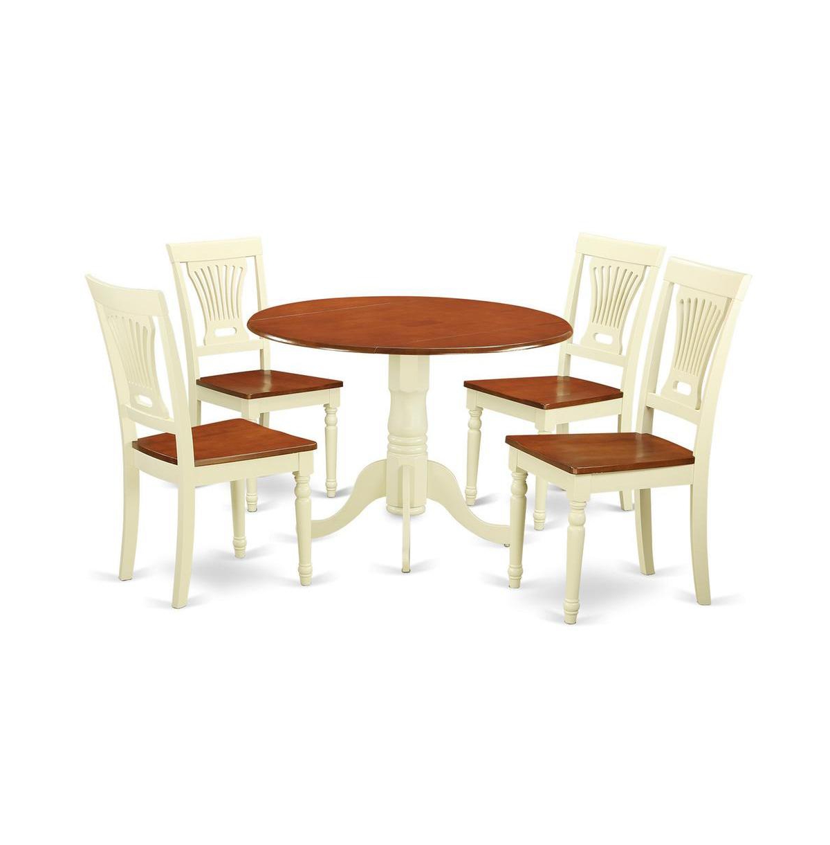 Click here for East West Furniture 5 Pc small Dining set-Dining T... prices
