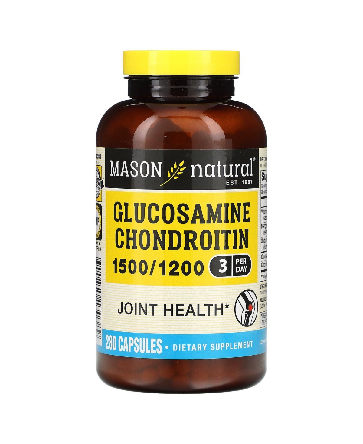 Click here for Mason Natural Glucosamine Chondroitin - 280 Capsul... prices