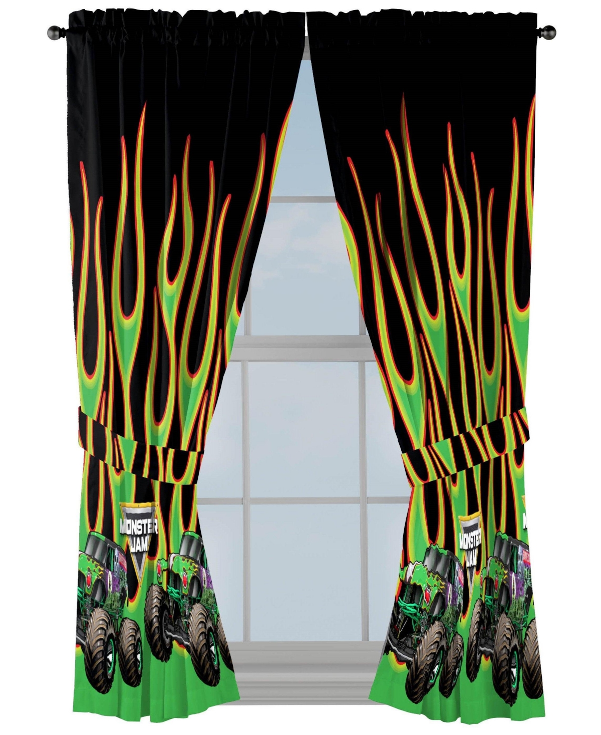 Click here for Sunny Side Up Monster Jam Curtains for Kids Bedroo... prices