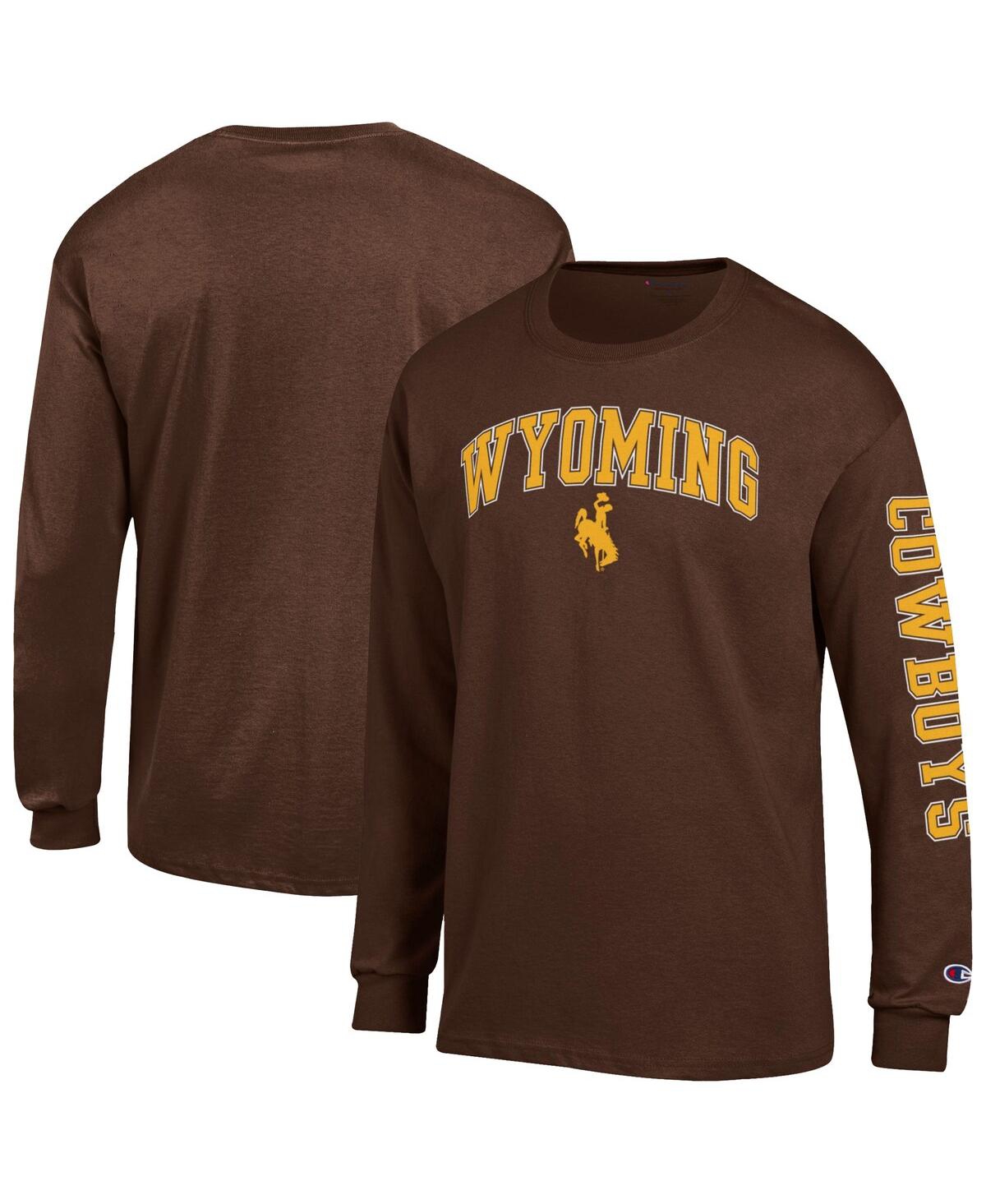Click here for Champion Mens Brown Wyoming Cowboys Arch Over Logo... prices