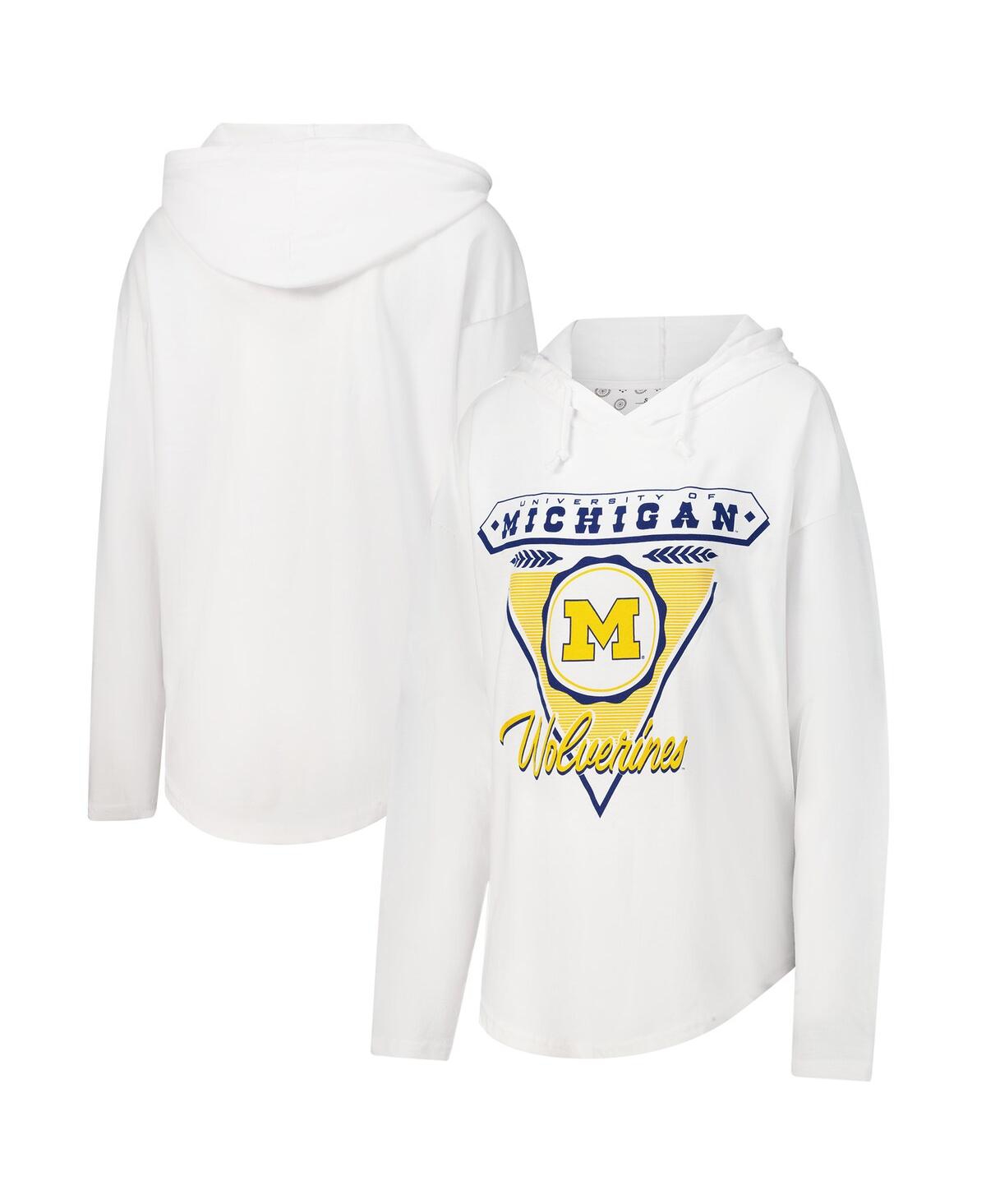 Click here for Pressbox Womens White Michigan Wolverines San Brun... prices