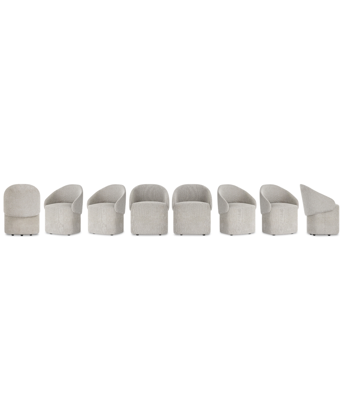 Tempo 8-Pc. Caster Chair Set