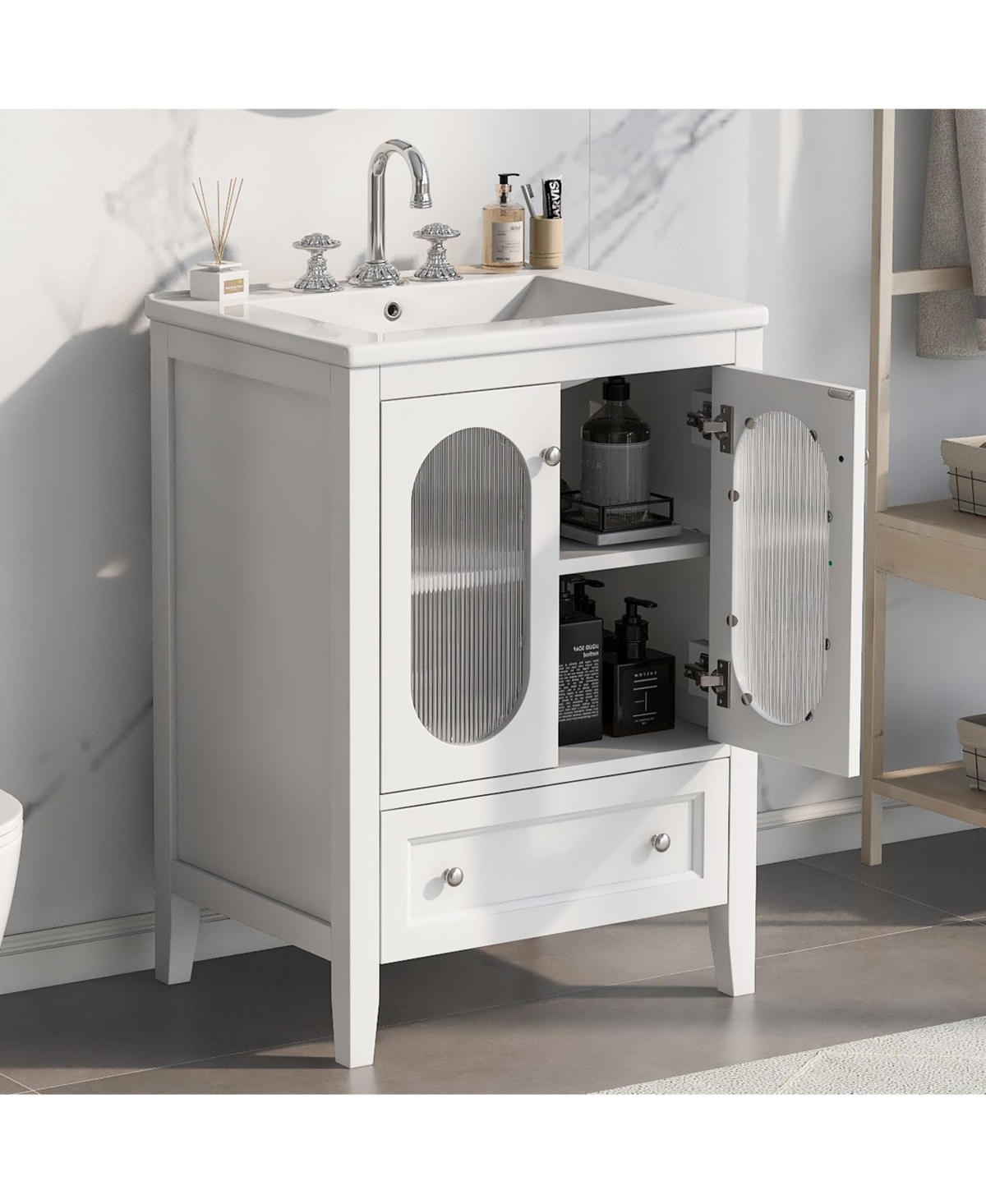 Click here for Casainc 24 Bathroom Vanity with Sink  Cabinet with... prices