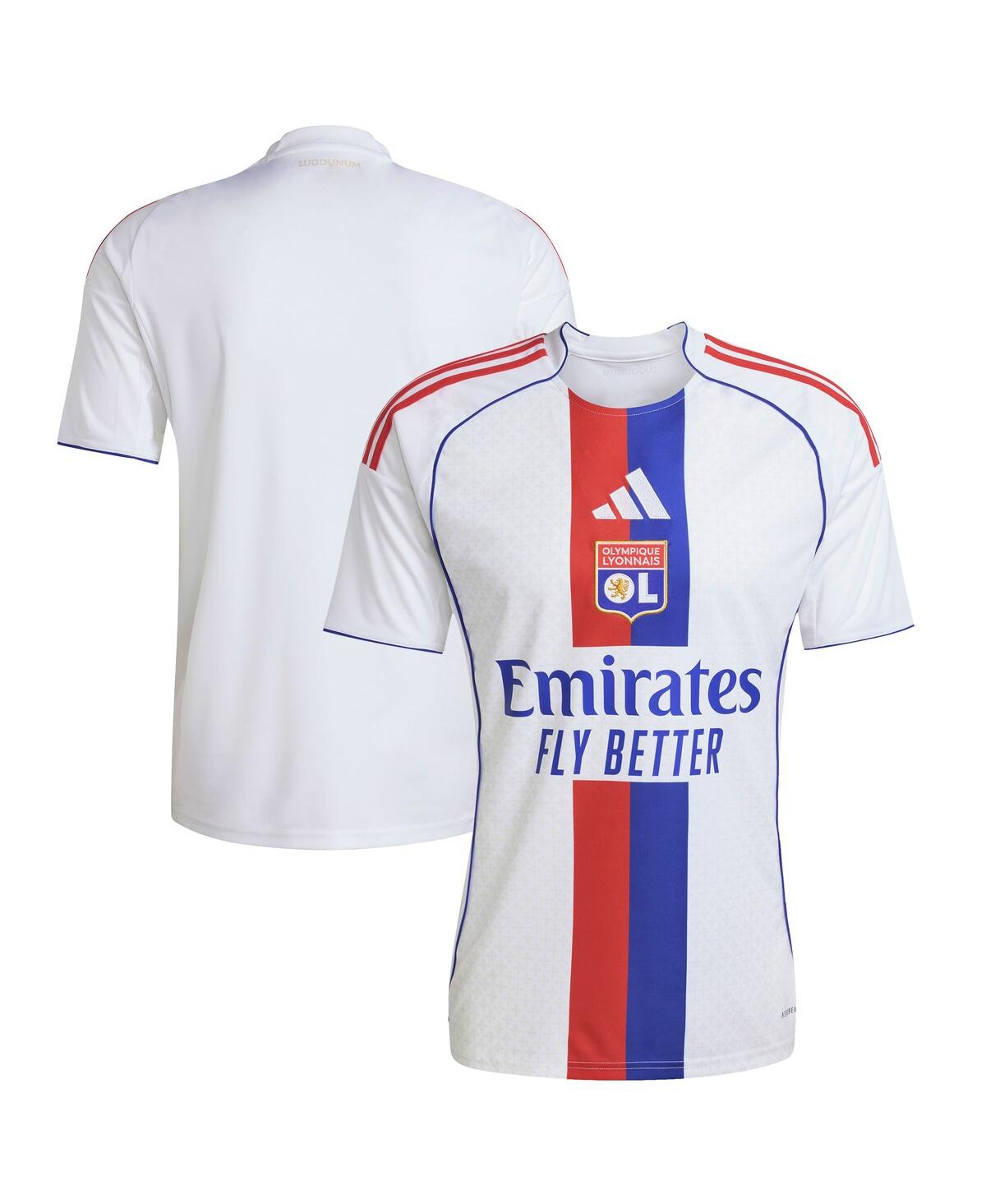 Click here for Adidas Mens White Olympique Lyonnais 2025/26 Home... prices