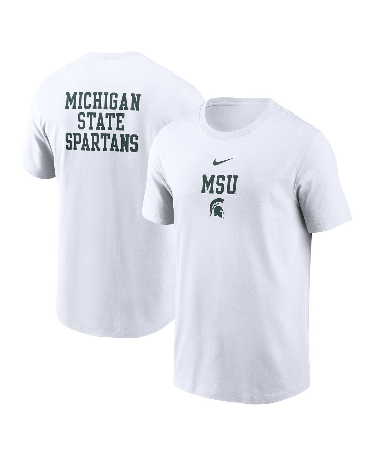 Click here for Nike Mens White Michigan State Spartans 2-Hit Stac... prices