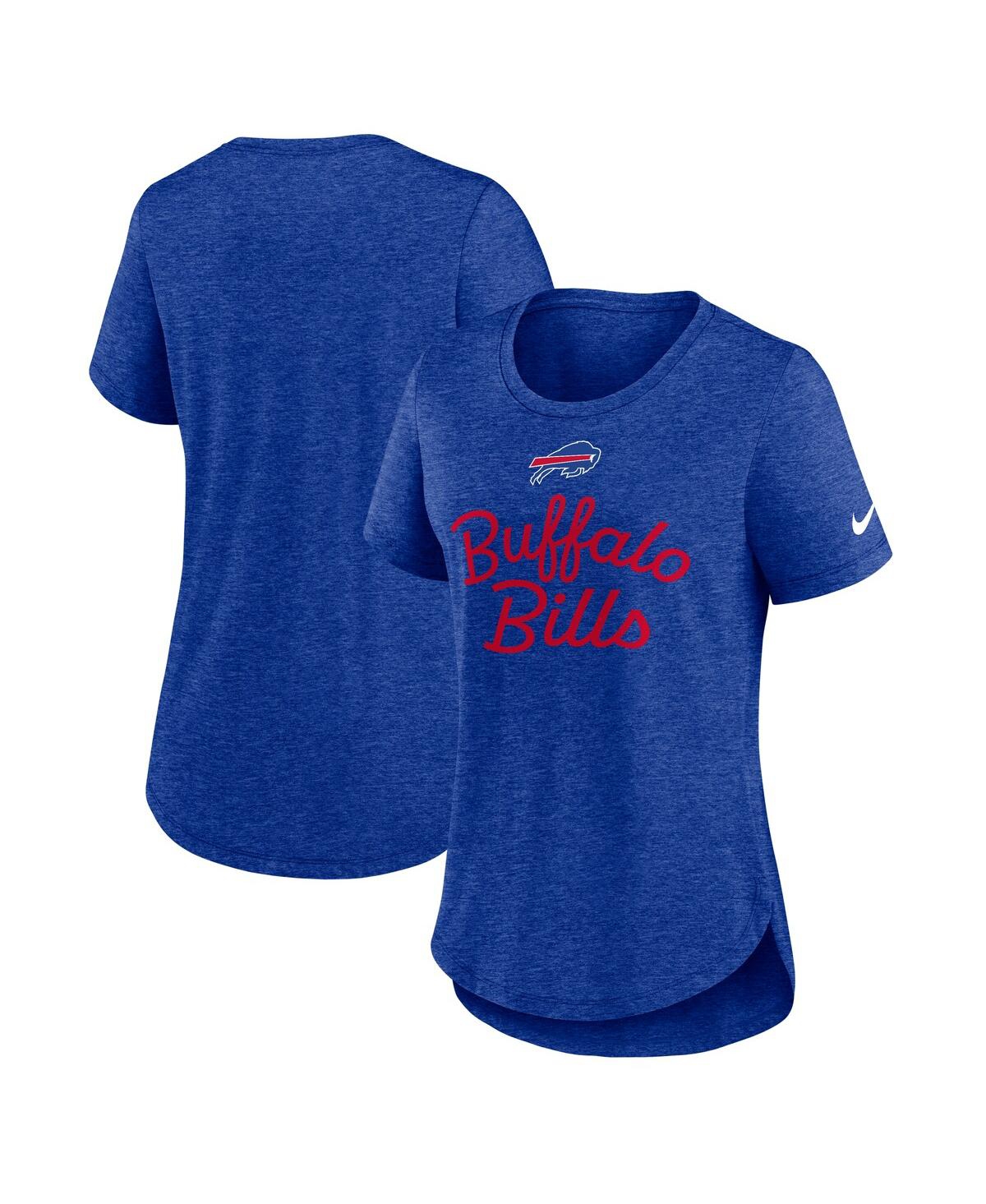 Click here for Nike Womens Royal Buffalo Bills Script Tri-Blend T... prices
