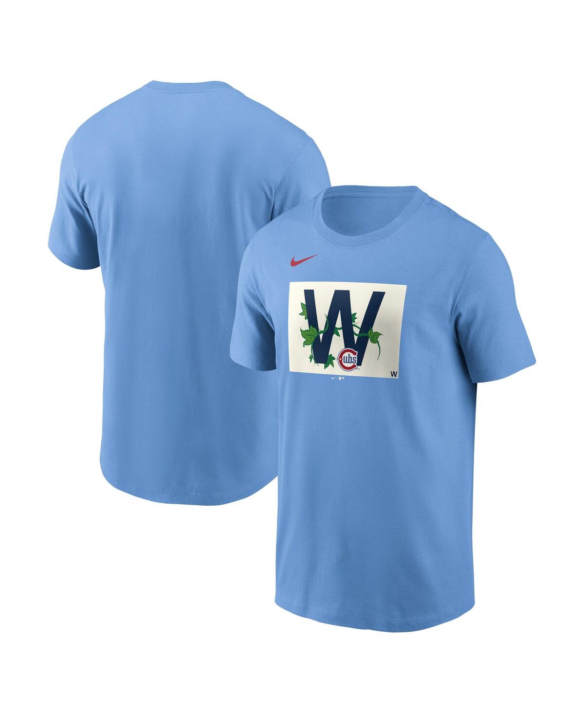Click here for Nike Mens Light Blue Chicago Cubs Alt Ivy W Flag T... prices