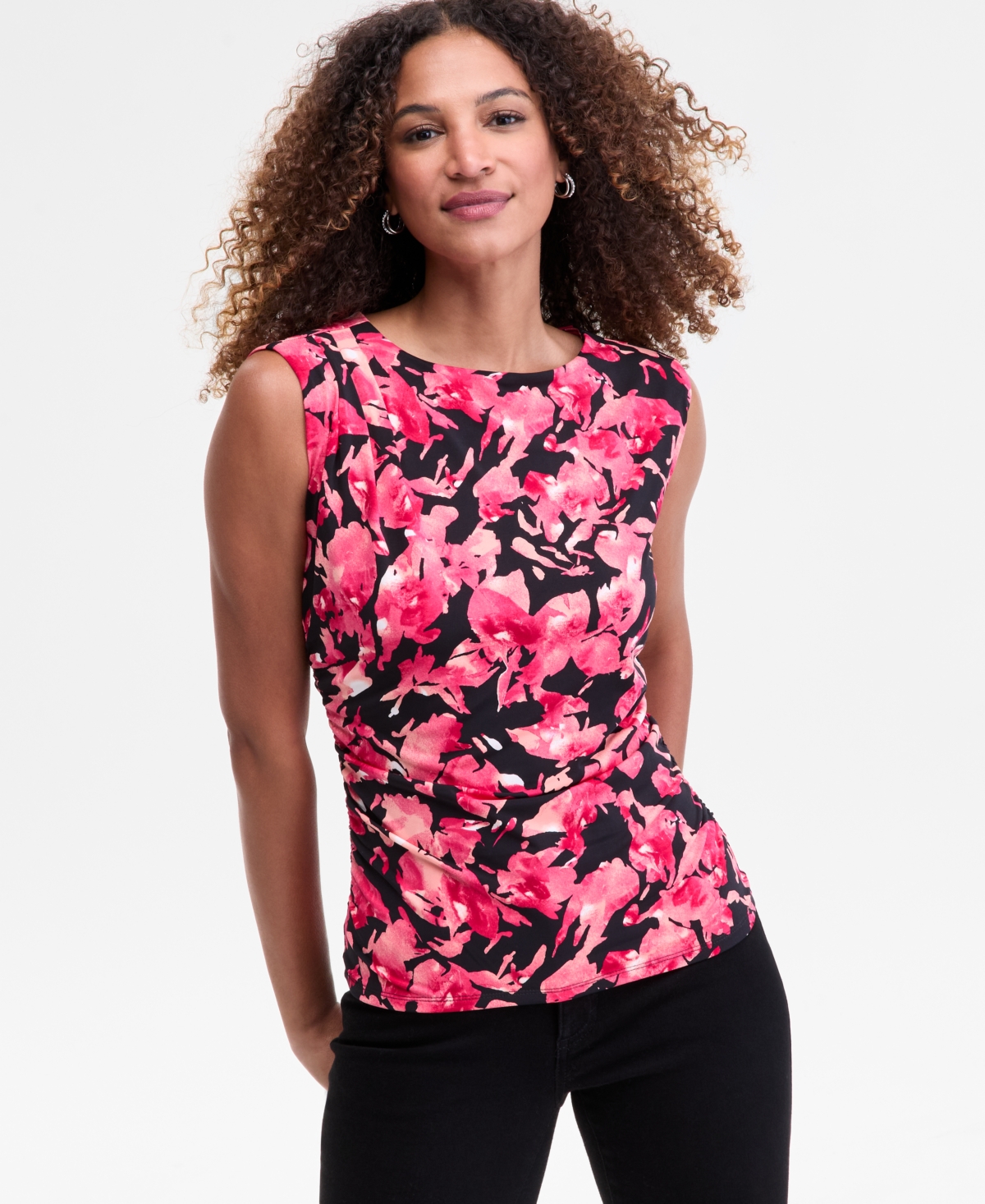 Click here for I.n.c. International Concepts Womens Pleated-Shoul... prices