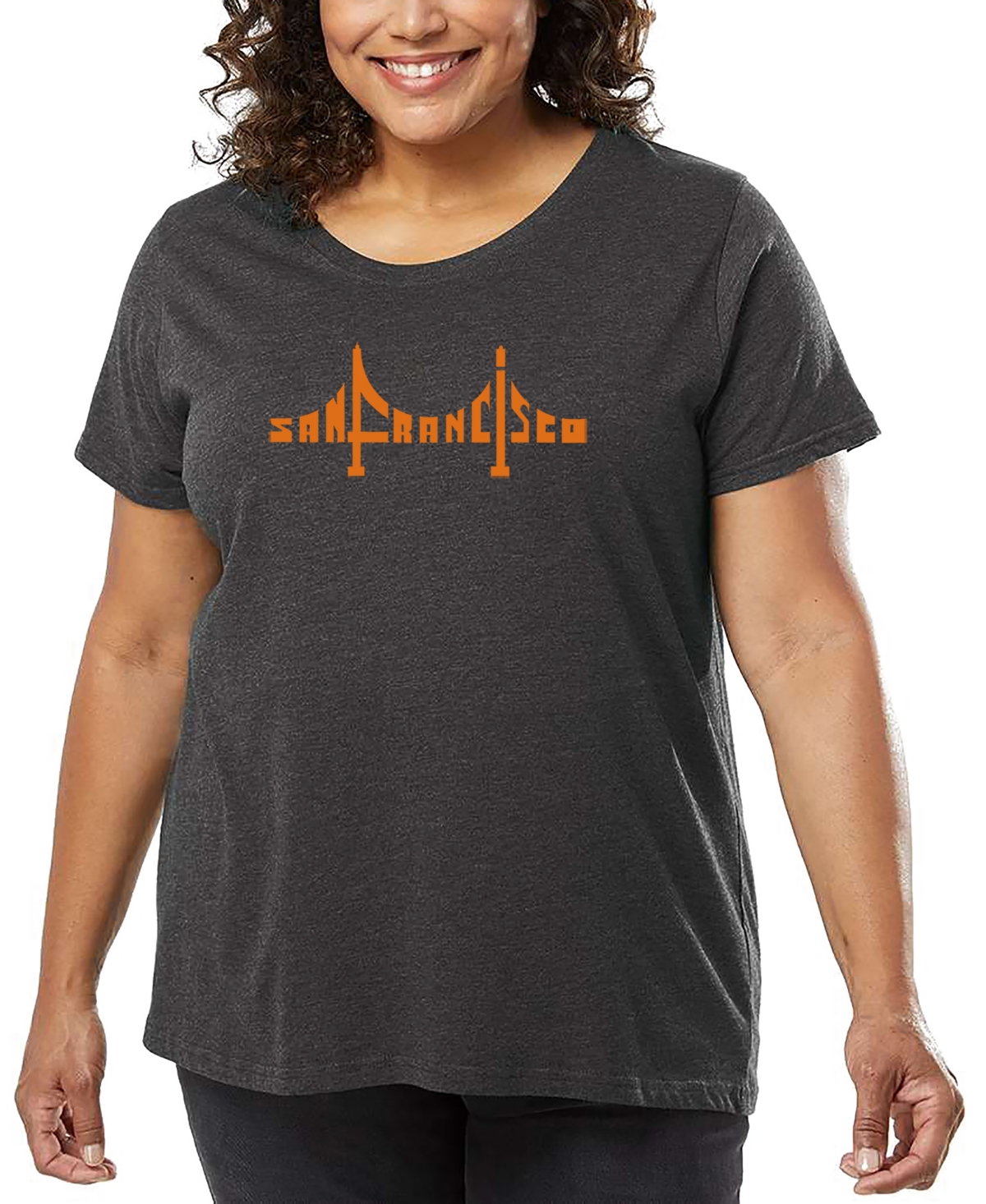 Click here for La Pop Art Plus Size San Francisco Bridge Word Art... prices