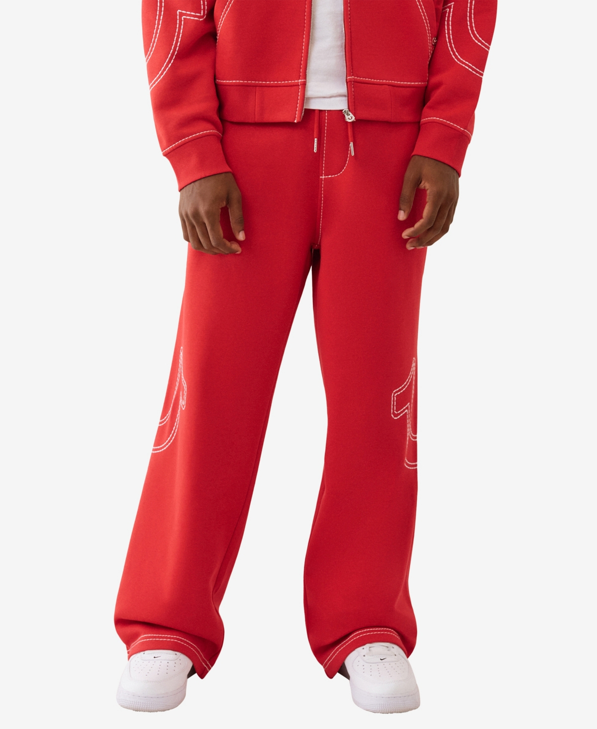 Click here for True Religion Mens Baggy Big T Sweatpants - Red prices