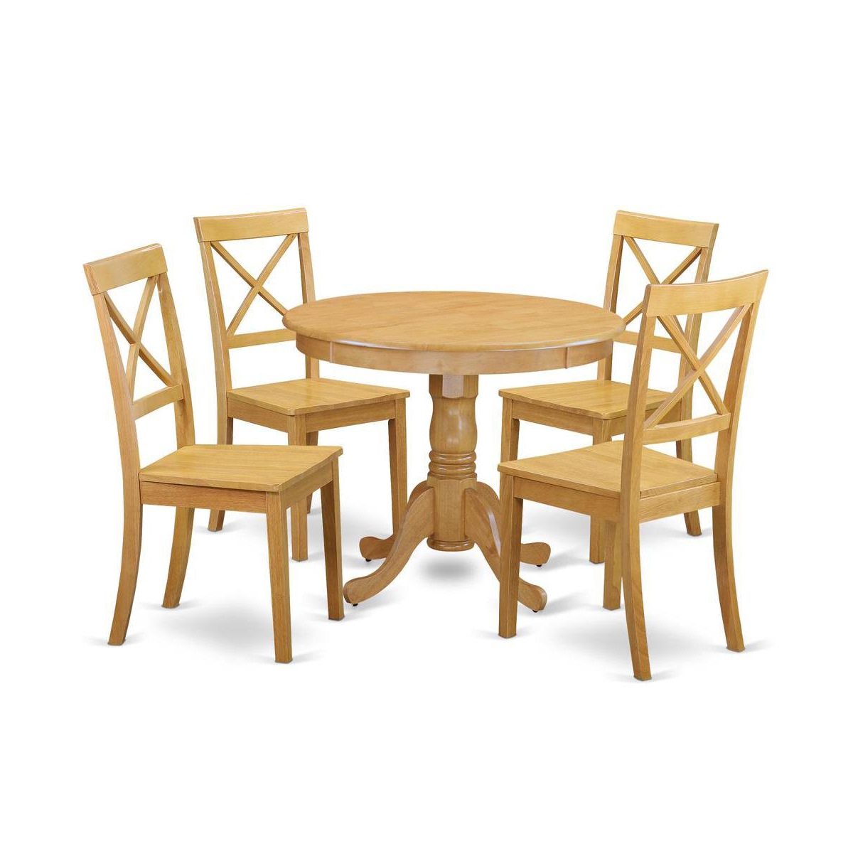 Click here for East West Furniture Dining Room Set Oak - Oak prices