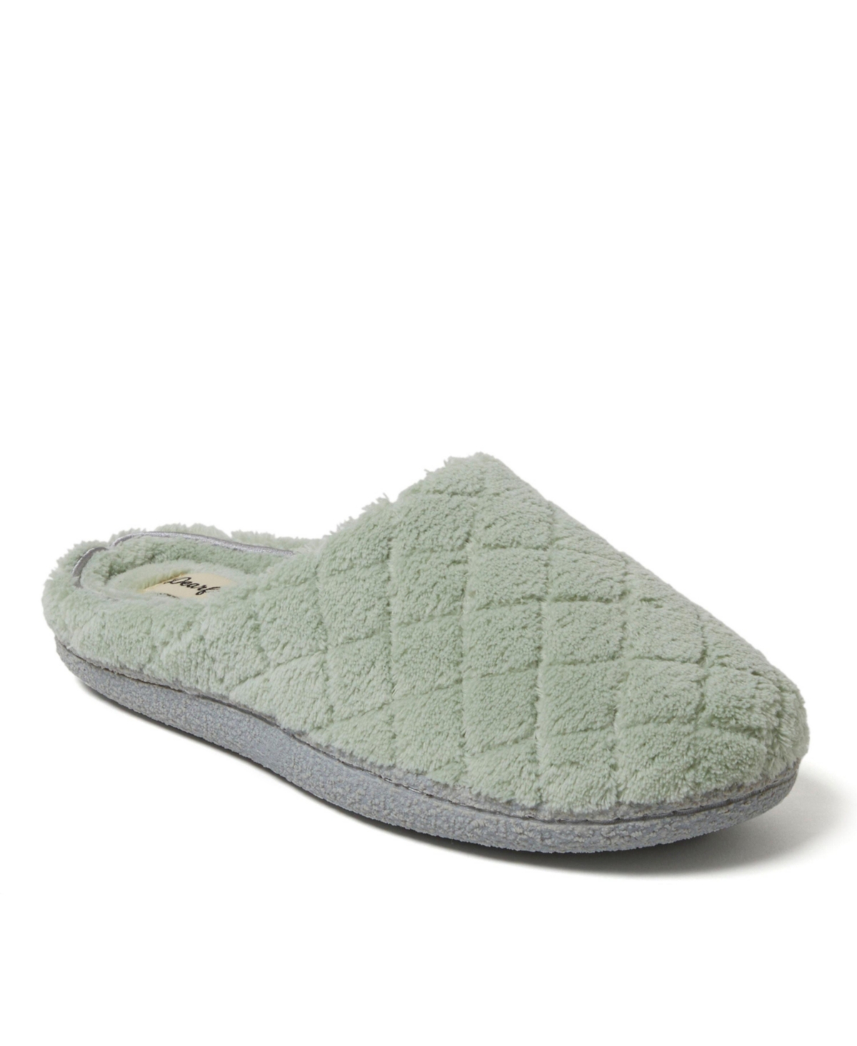 Click here for Dearfoams Womens Leslie Quilted Microfiber Terry M... prices