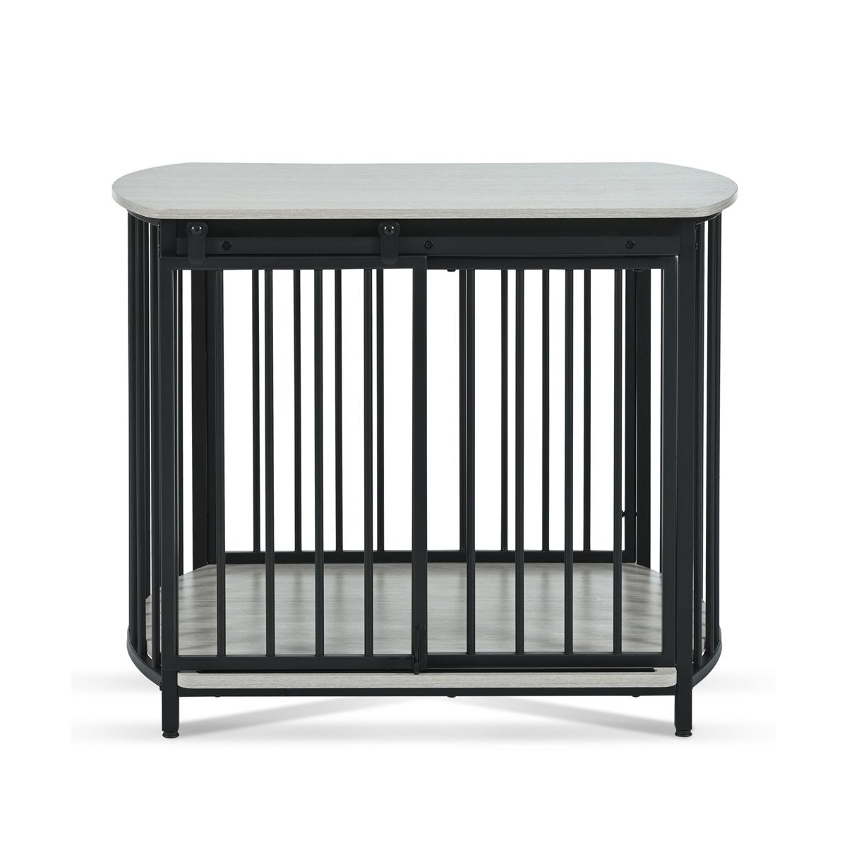 Click here for Aostirmotor Gray 32 in. Wooden Furniture Style Dog... prices
