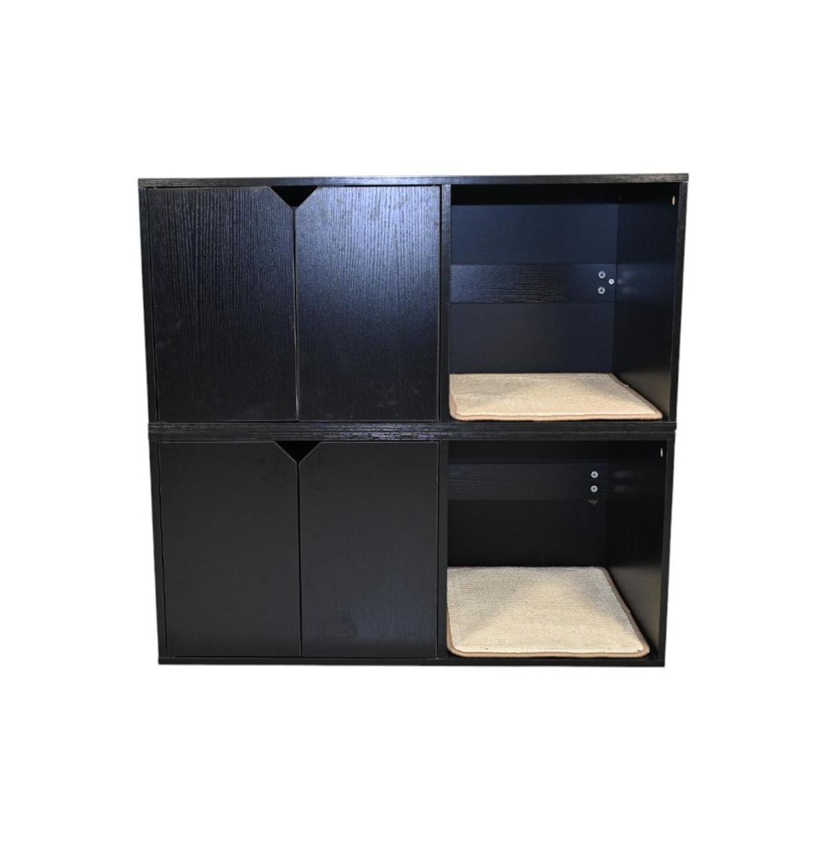 Click here for Aostirmotor Black 36 in. Cat House Cat Litter Box... prices