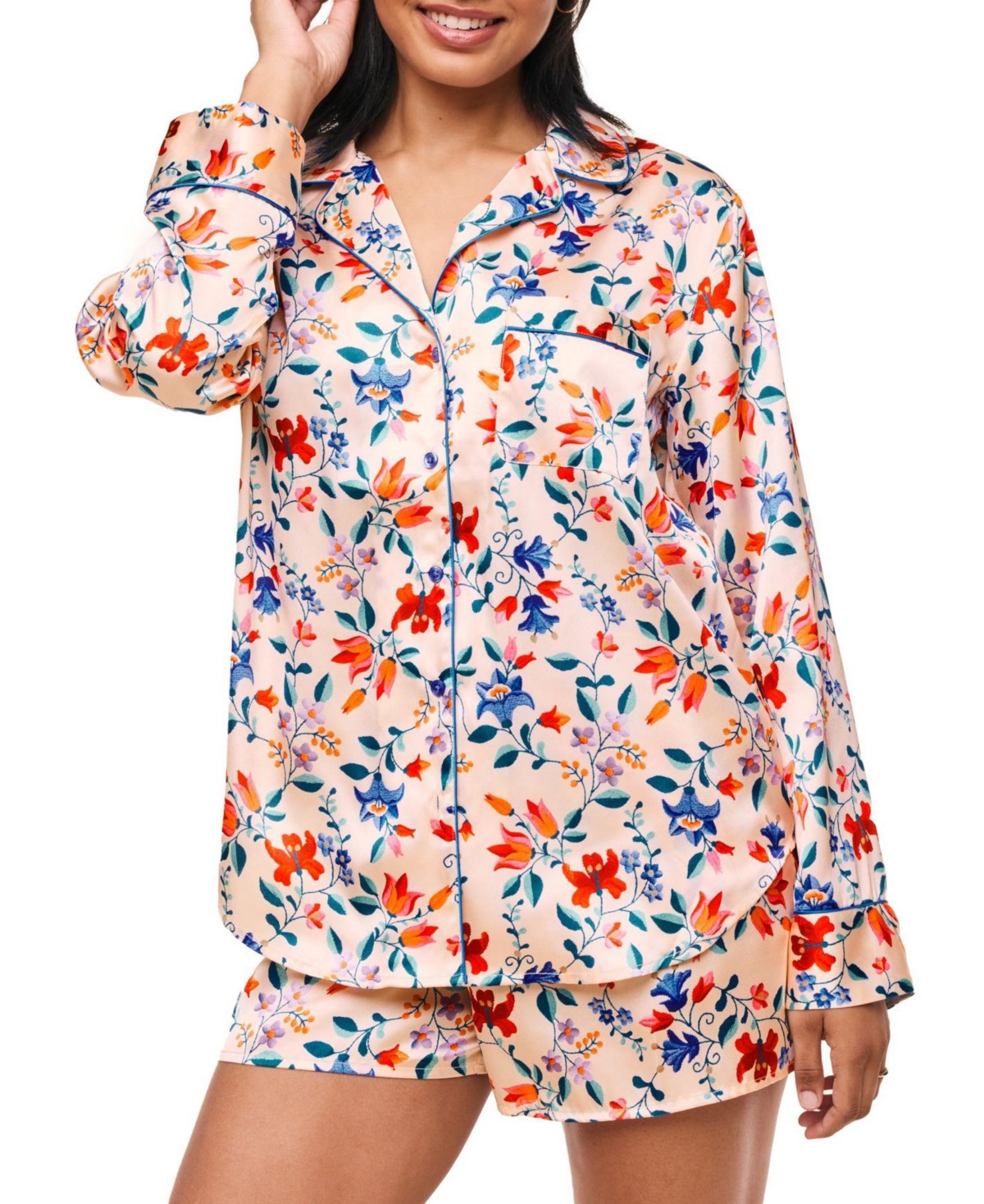 Click here for Adore Me Womens Sammi Pajama Set - Novelty blue prices