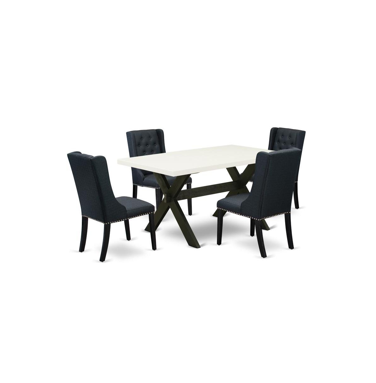 Click here for East West Furniture 5 Piece Dining Table Set Inclu... prices