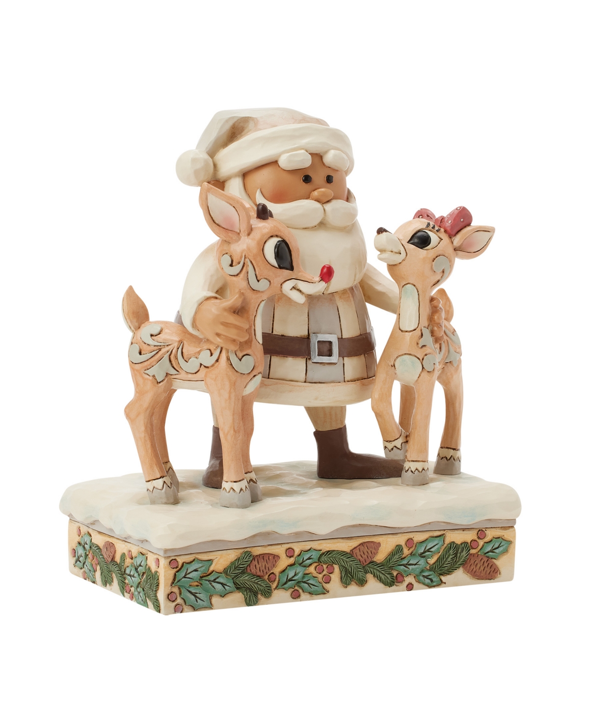 Click here for Jim Shore Woodland Santa with Reindeers Figurine -... prices