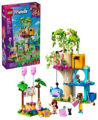 LEGO® Friends Cat Birthday Party Tree House 42666 Toy Building Set, 321 ...