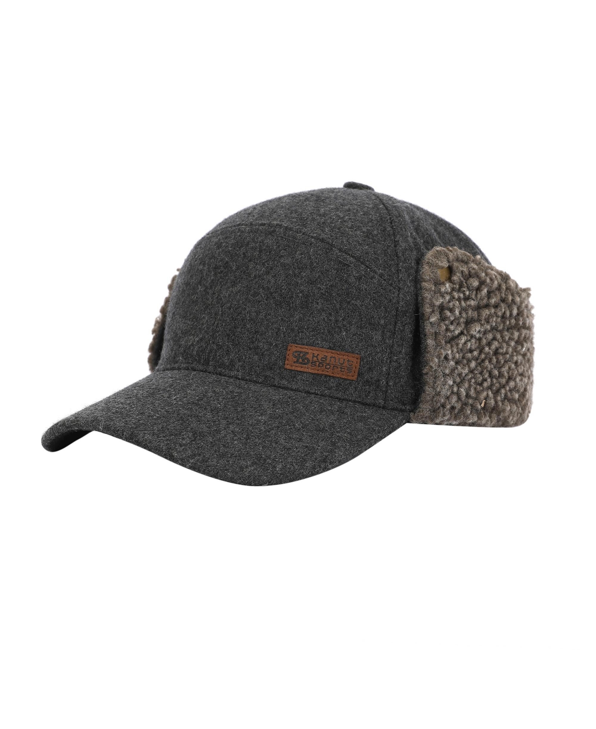 Click here for Kanut Sports Mens York Cap with Earflaps - Smoke prices