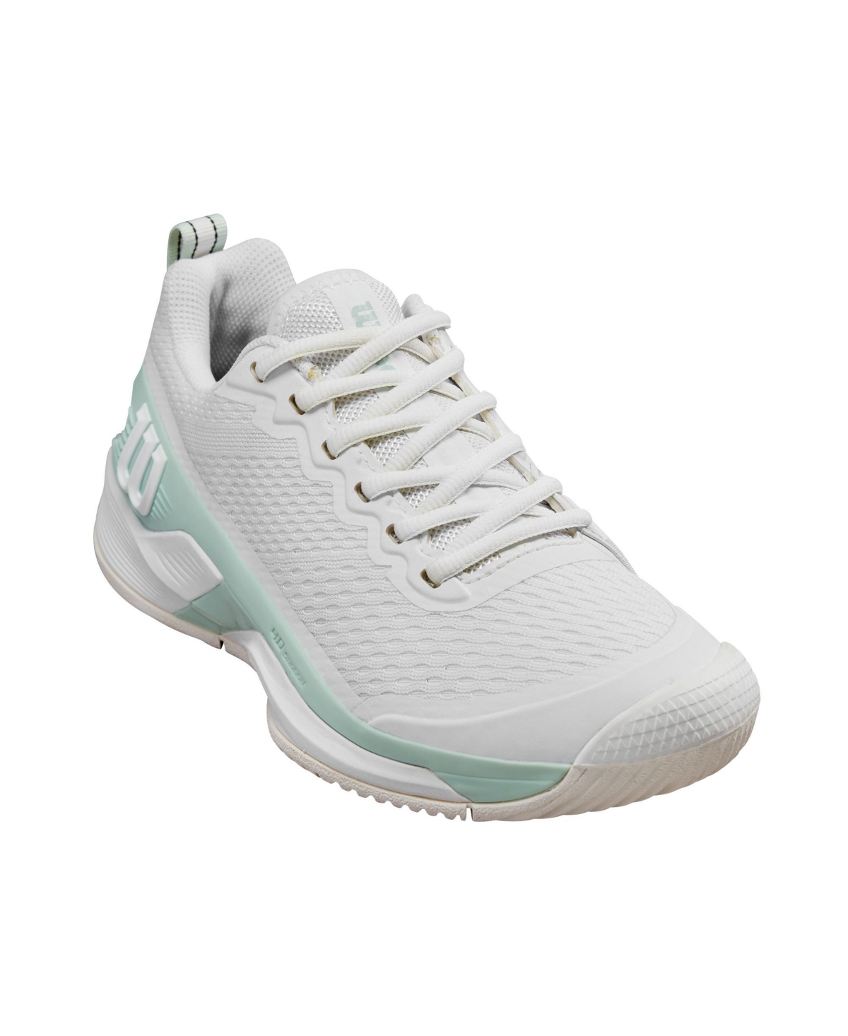Click here for Wilson Rush Pro 4.5 Womens Tennis Shoes - White/su... prices