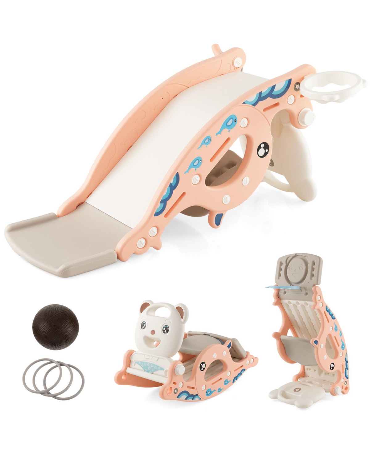 Click here for Akiudex 4 in 1 Toddler Slide and Rocking Horse wit... prices