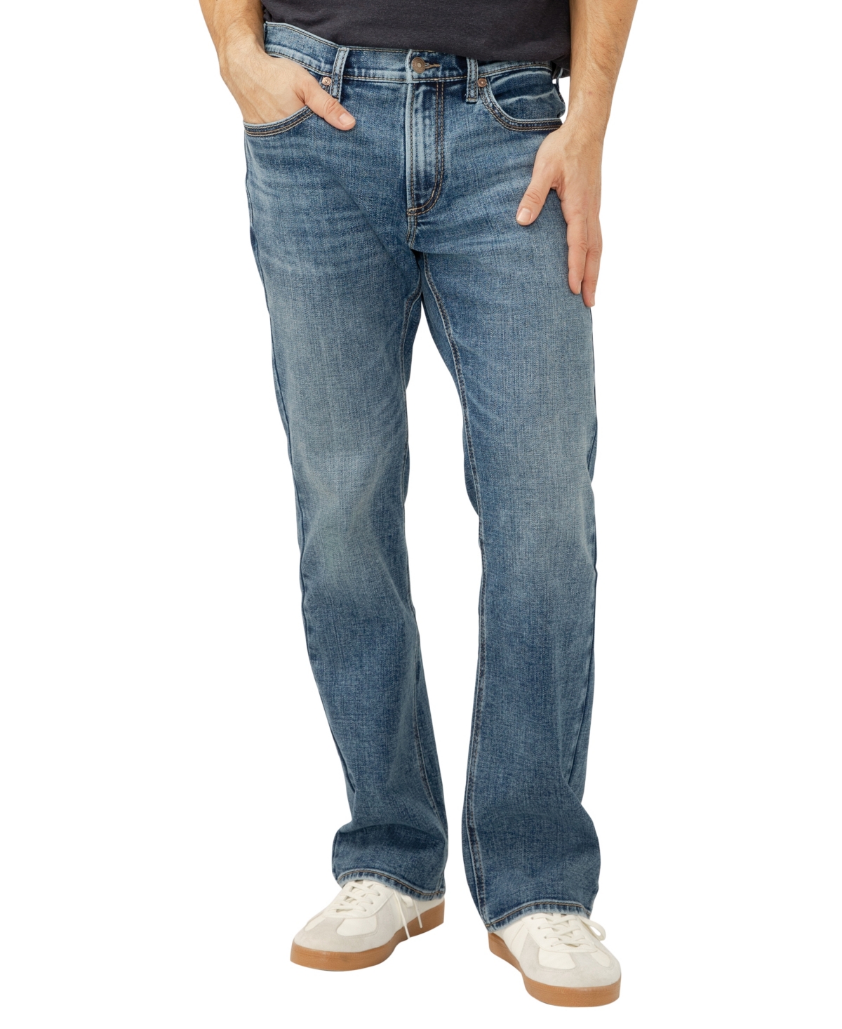 Click here for Silver Jeans Co. Mens Jace Slim Fit Bootcut Jeans... prices