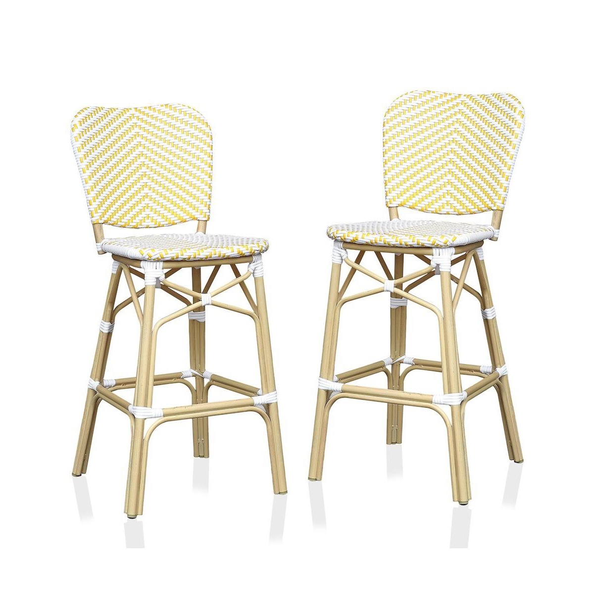 Click here for Enitial Star Adino Aluminum Woven Seat Patio Bar C... prices
