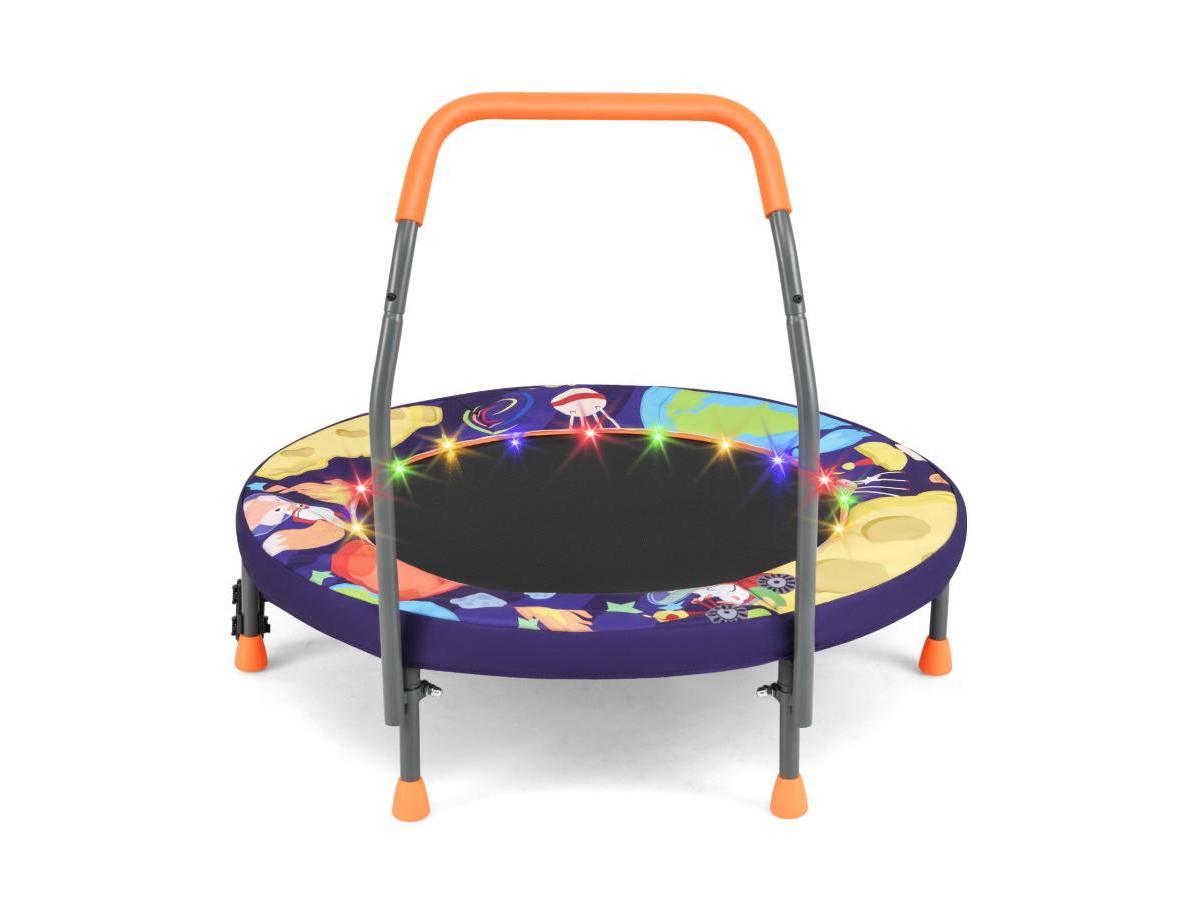 Click here for Akiudex Kids Foldable Trampoline with Lights and F... prices