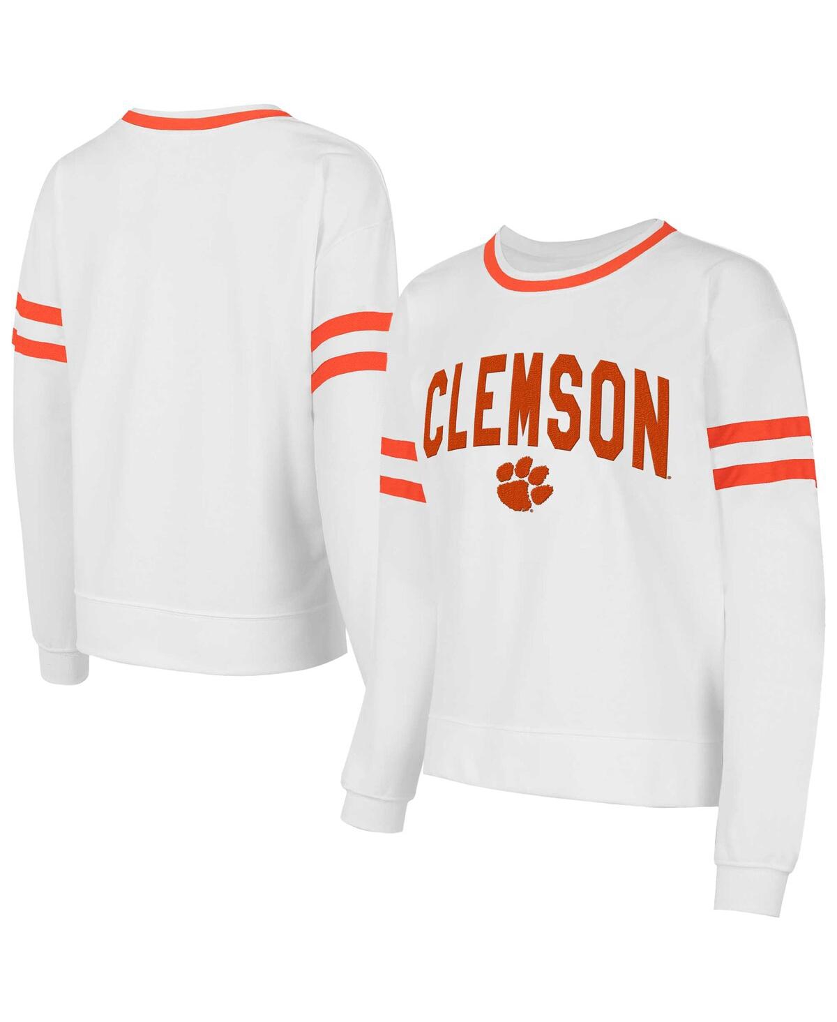 Click here for Concepts Sport Womens White Clemson Tigers Borough... prices