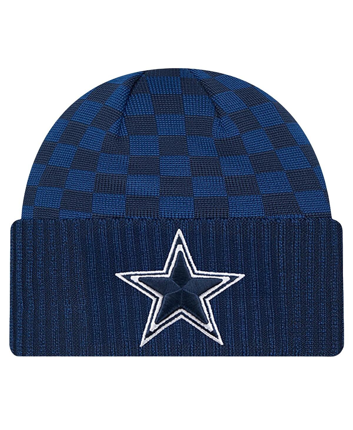 Click here for New Era Mens Navy Dallas Cowboys Checkered Cuffed... prices