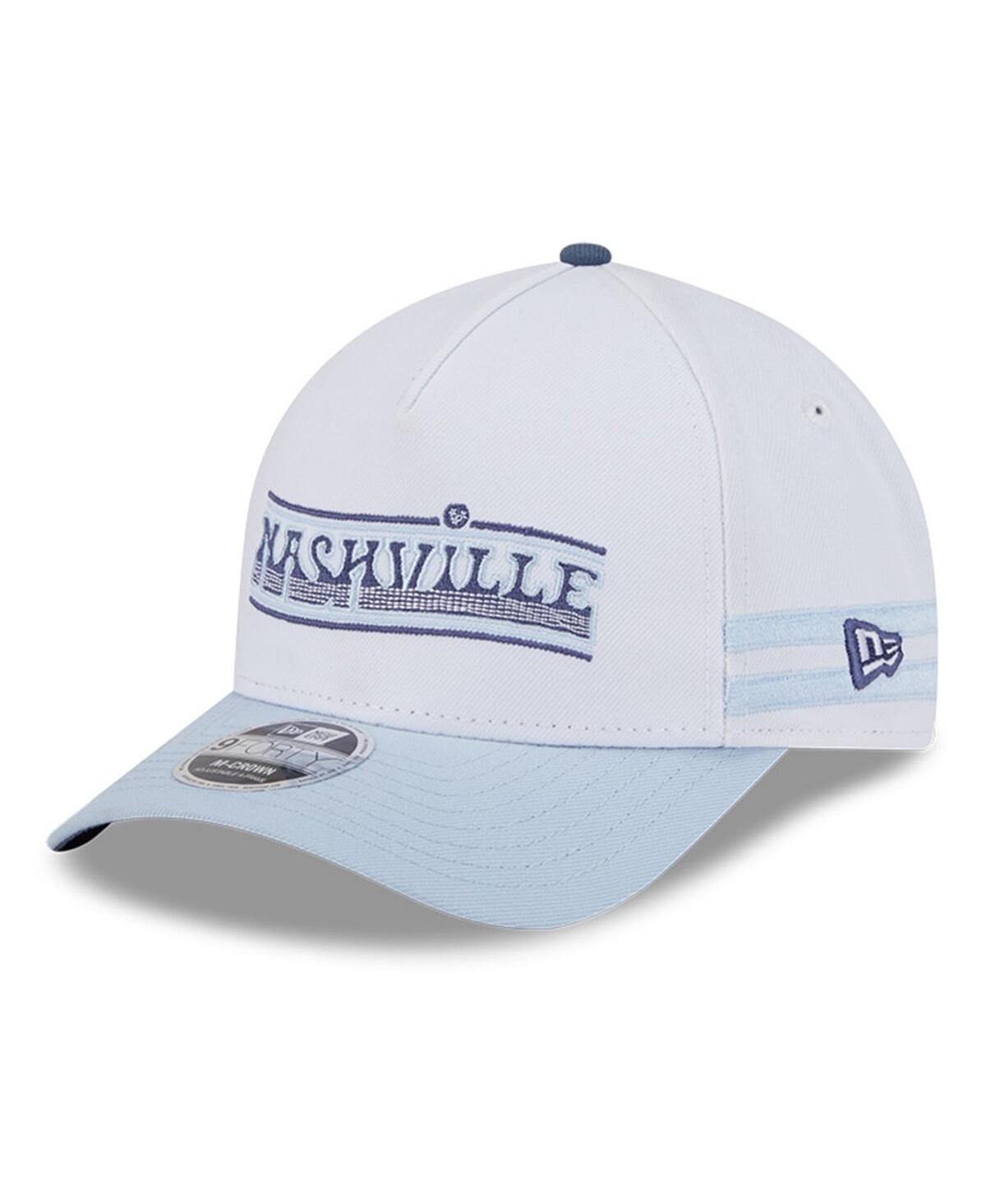 Click here for New Era Mens White/Light Blue Nashville Sc 2025 Je... prices