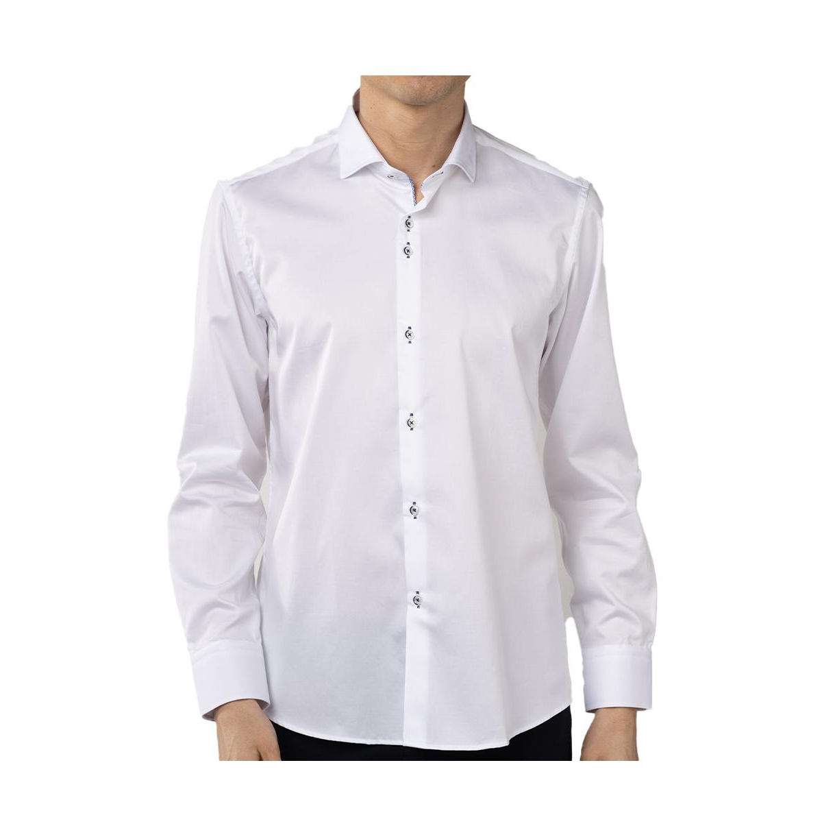 Click here for Luchiano Visconti Big & Tall Solid White Shirt - S... prices