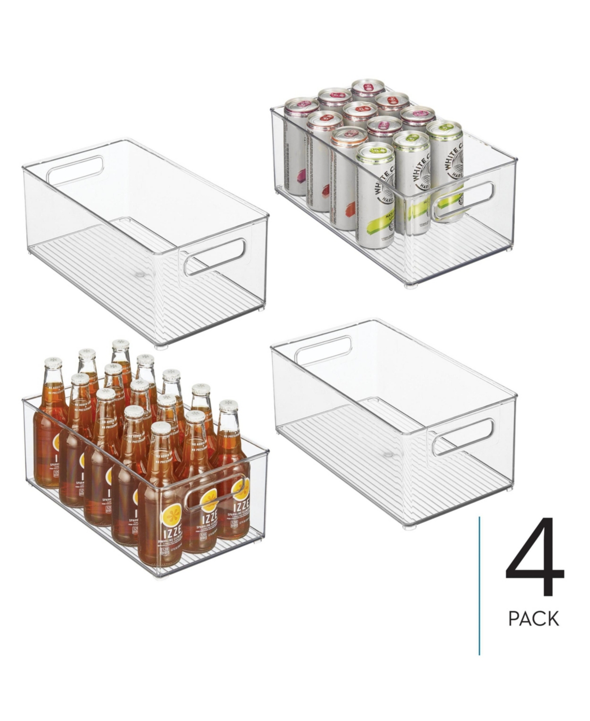 Click here for iDesign Plastic Stackable Fridge Bin with Handles... prices