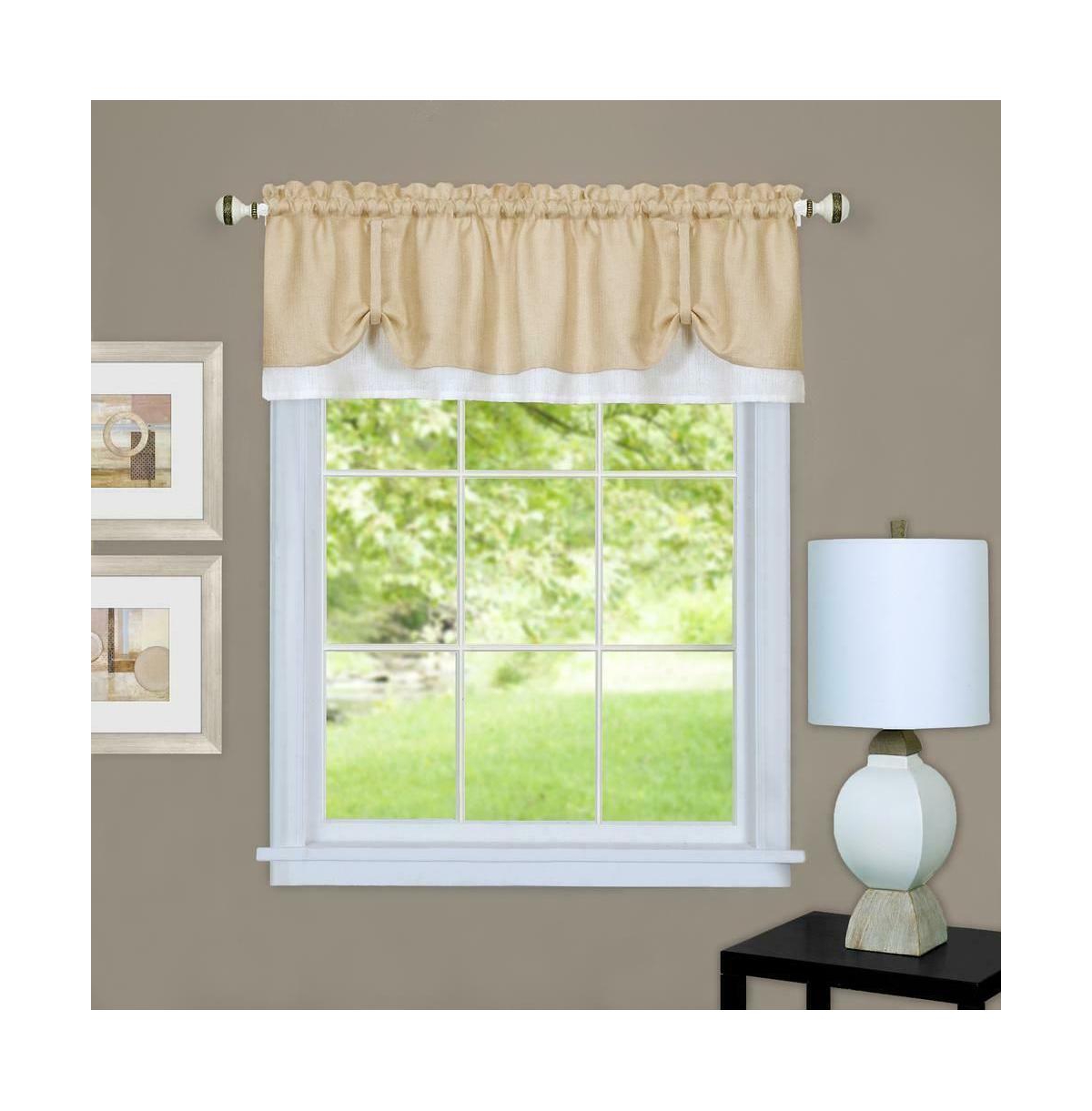 Click here for Kate Aurora Country Farmhouse Flax Linen Tie Up Wi... prices