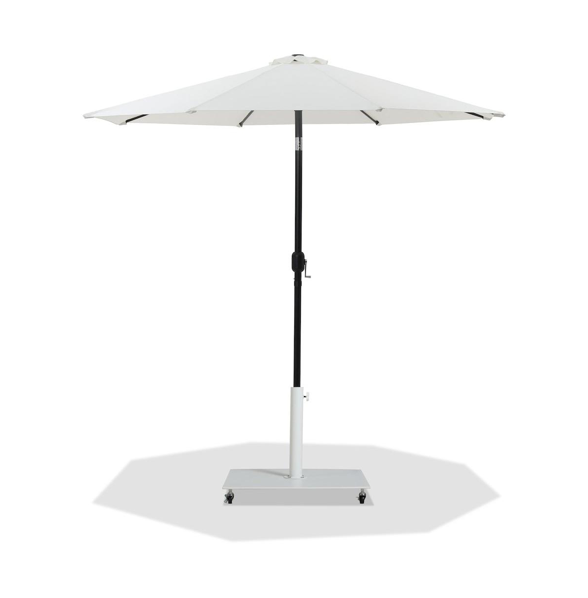 Click here for Meridian Furniture Fiji White Fabric / Matte White... prices