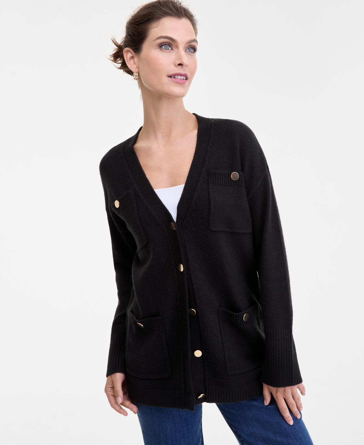 Click here for I.n.c. International Concepts Womens Pocket Cardig... prices