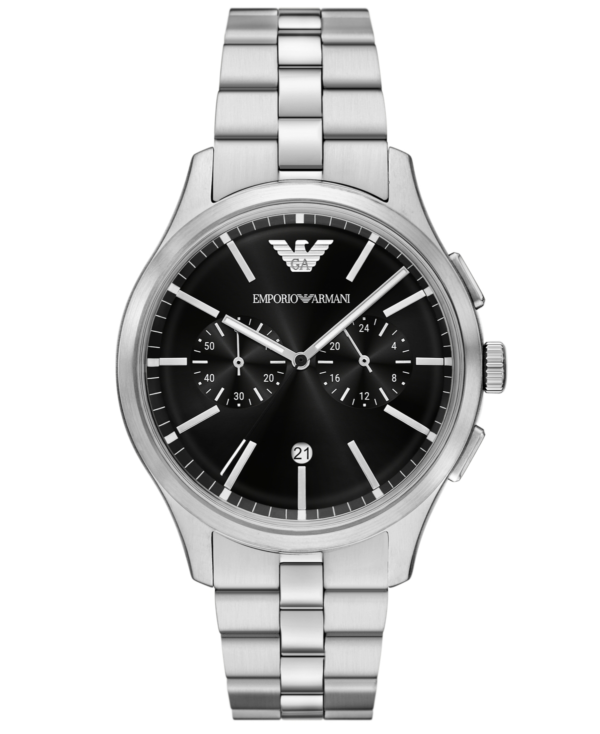 Click here for Emporio Armani Mens Chronograph Stainless Steel Br... prices