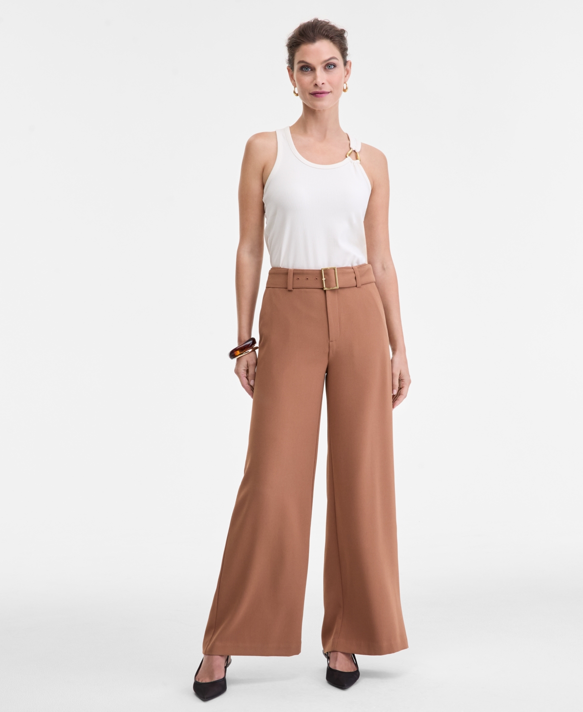 Click here for I.n.c. International Concepts Womens Belted High-R... prices