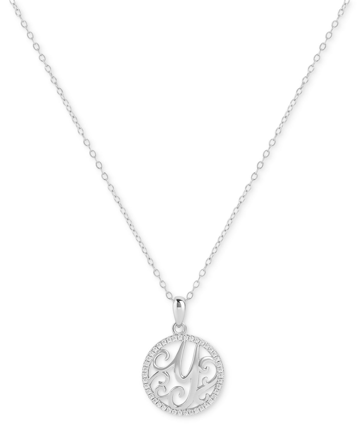 Click here for Giani Bernini Cubic Zirconia Pave Monogram Y Penda... prices