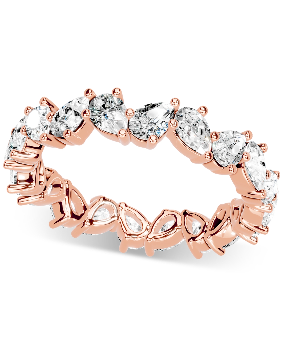 Click here for Diamond Pear Eternity Band (2 ct. t.w.) in Platinu... prices