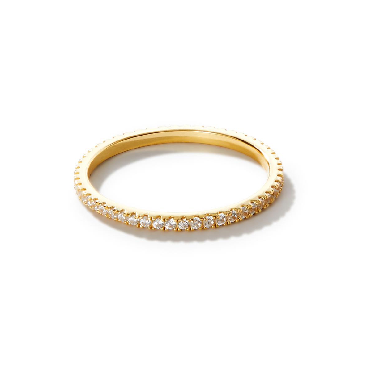 Click here for Ana Luisa Eternity Ring - Celine - Gold  gold prices