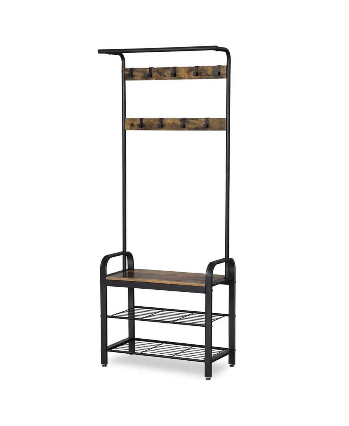 Click here for Slickblue Modern Industrial Hall Tree with Coat Ra... prices
